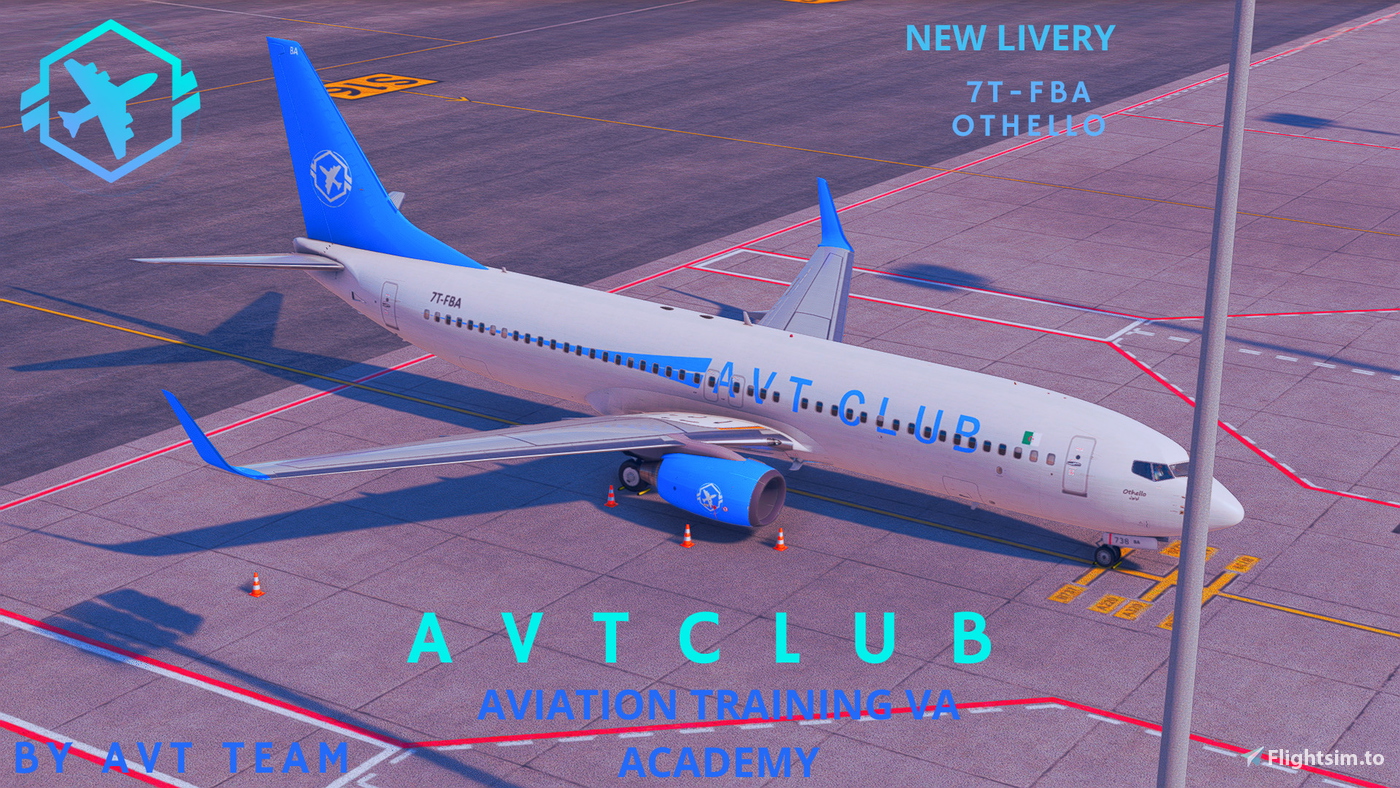 AVT C L U B - Livery ( 7T-FBA ) Othello for Microsoft Flight Simulator ...