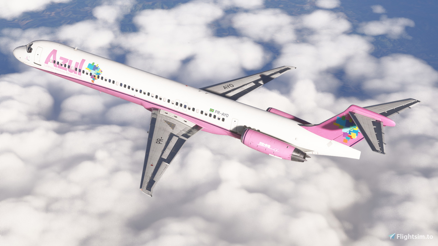 Azul MD-88 PR-AYO Maddog 20th for Microsoft Flight Simulator | MSFS