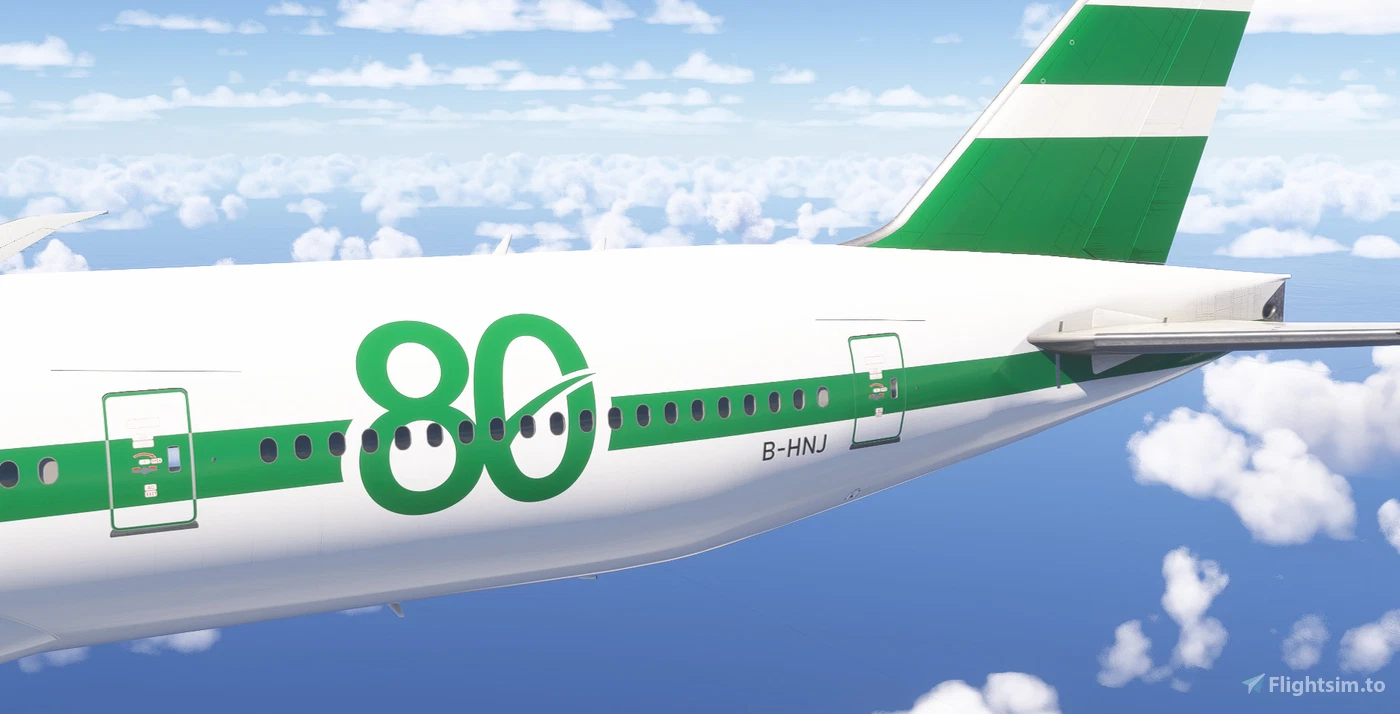 B777-300ER Cathay Pacific "80th Anniversary Retro" B-HNJ pour Microsoft ...