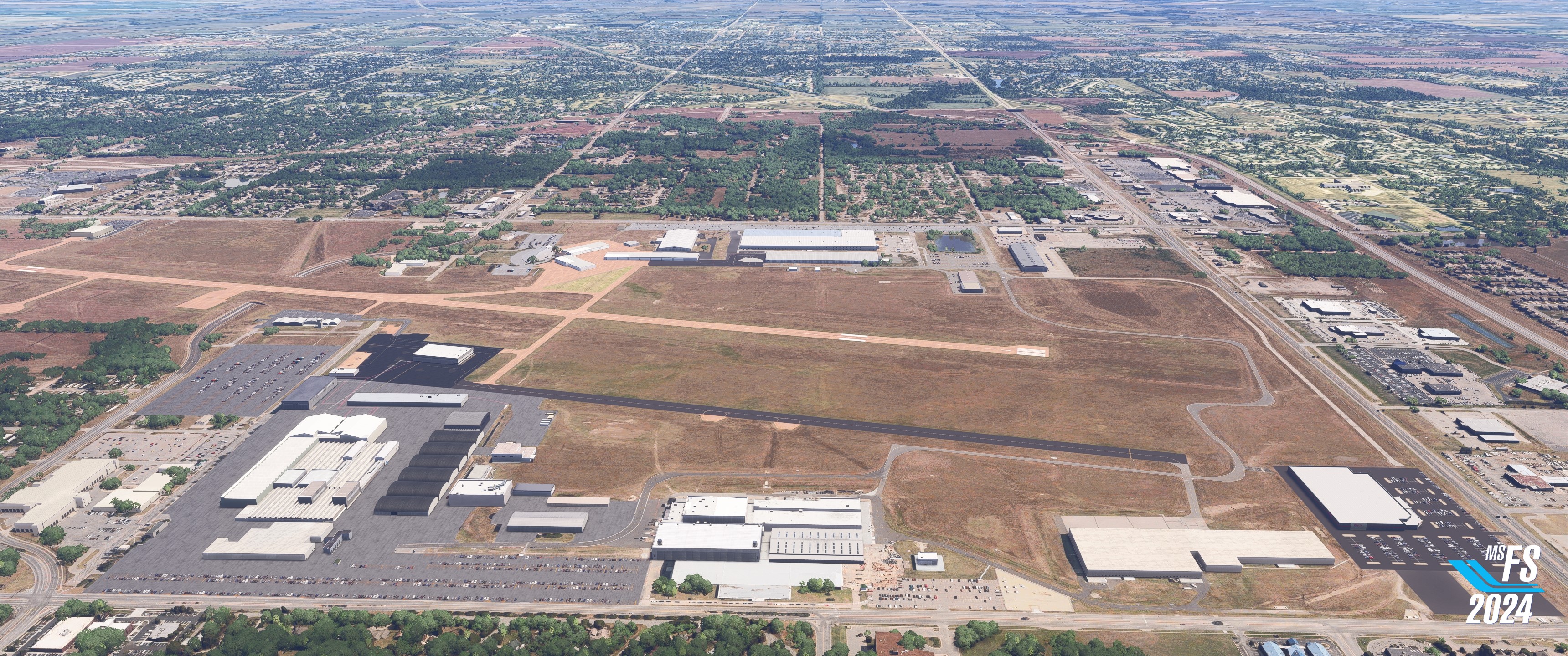 Beechcraft Factory, Wichita KS USA - KBEC V1.1 - MSFS Add-on - Flightsim.to