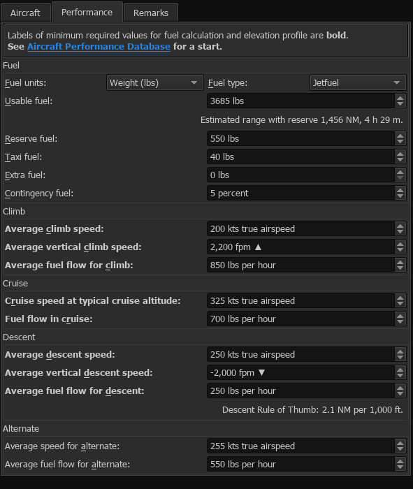 Black Square Beech Starship Little Navmap Perf para Microsoft Flight ...
