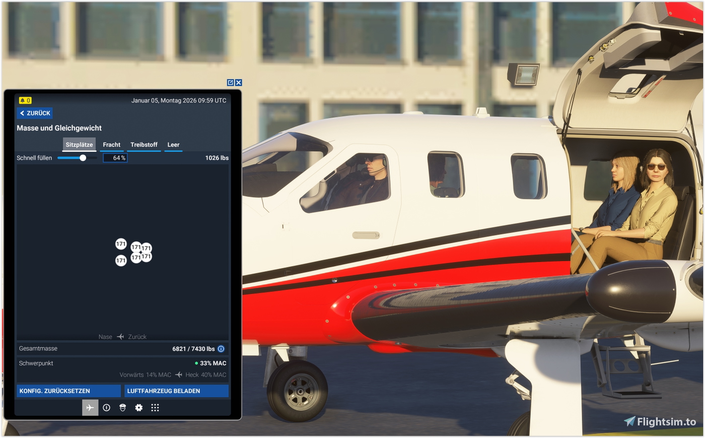Black Square TBM 850 Passenger Mod for FS2024 für Microsoft Flight ...