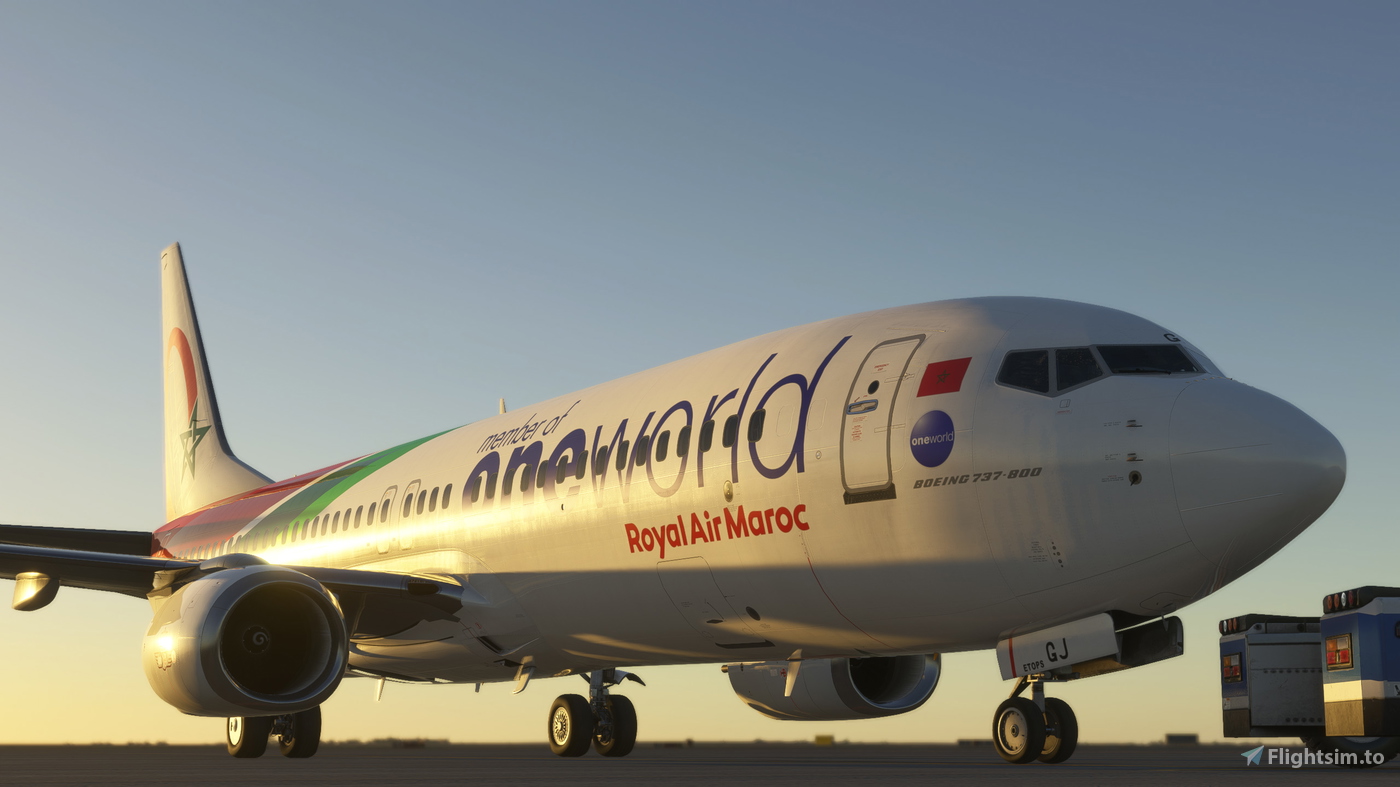 Boeing 737-800 Royal Air Maroc (CN-RGJ) pour Microsoft Flight Simulator ...