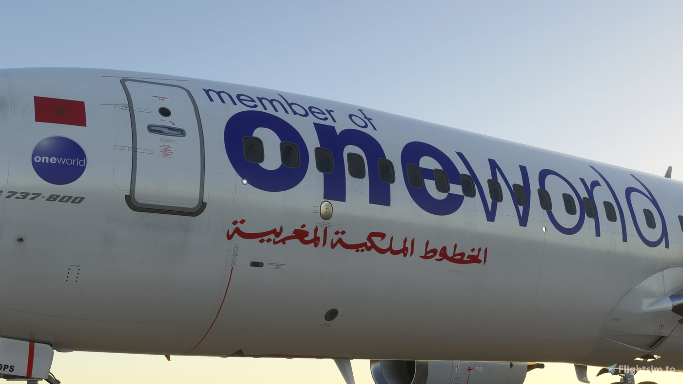 Boeing 737-800 Royal Air Maroc (CN-RGJ) für Microsoft Flight Simulator ...