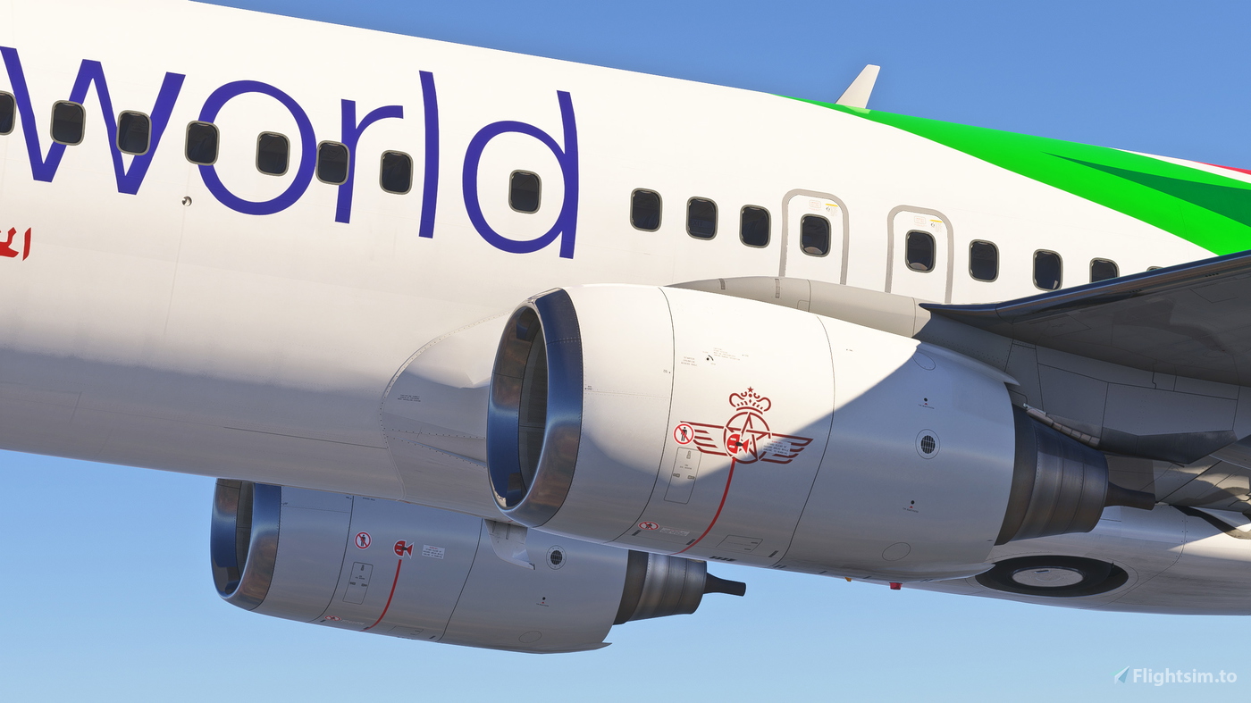 Boeing 737-800 Royal Air Maroc (CN-RGJ) for Microsoft Flight Simulator ...
