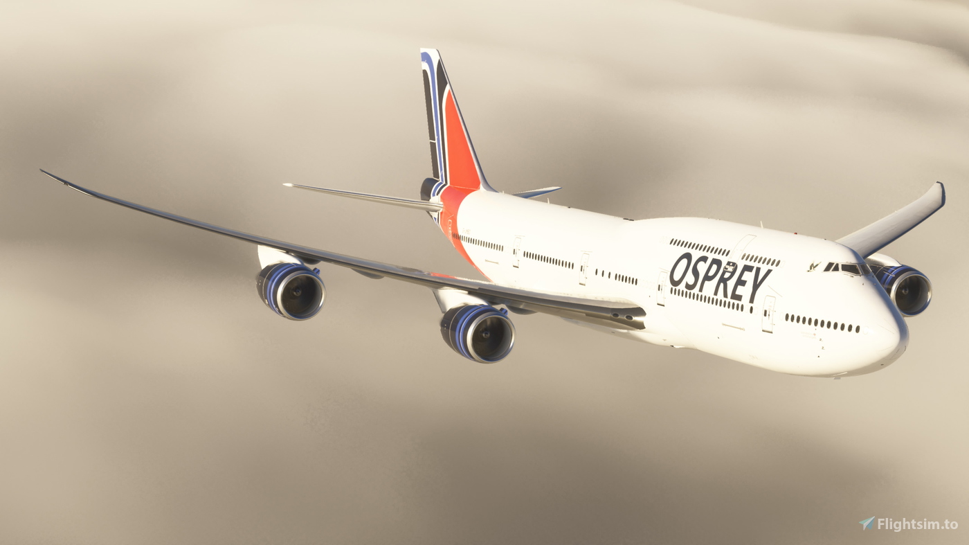 Boeing 747-8I(F) | Osprey Airways Pack 对于 Microsoft Flight Simulator | MSFS
