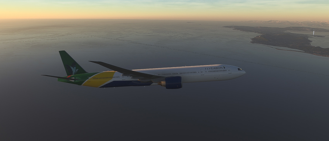 Boeing 777-300ER Fly Gabon (TR-KLM) for Microsoft Flight Simulator | MSFS