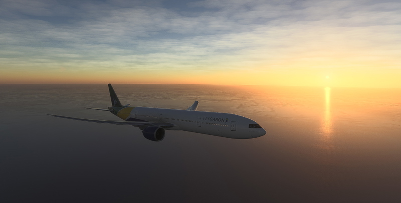 Boeing 777-300ER Fly Gabon (TR-KLM) for Microsoft Flight Simulator | MSFS