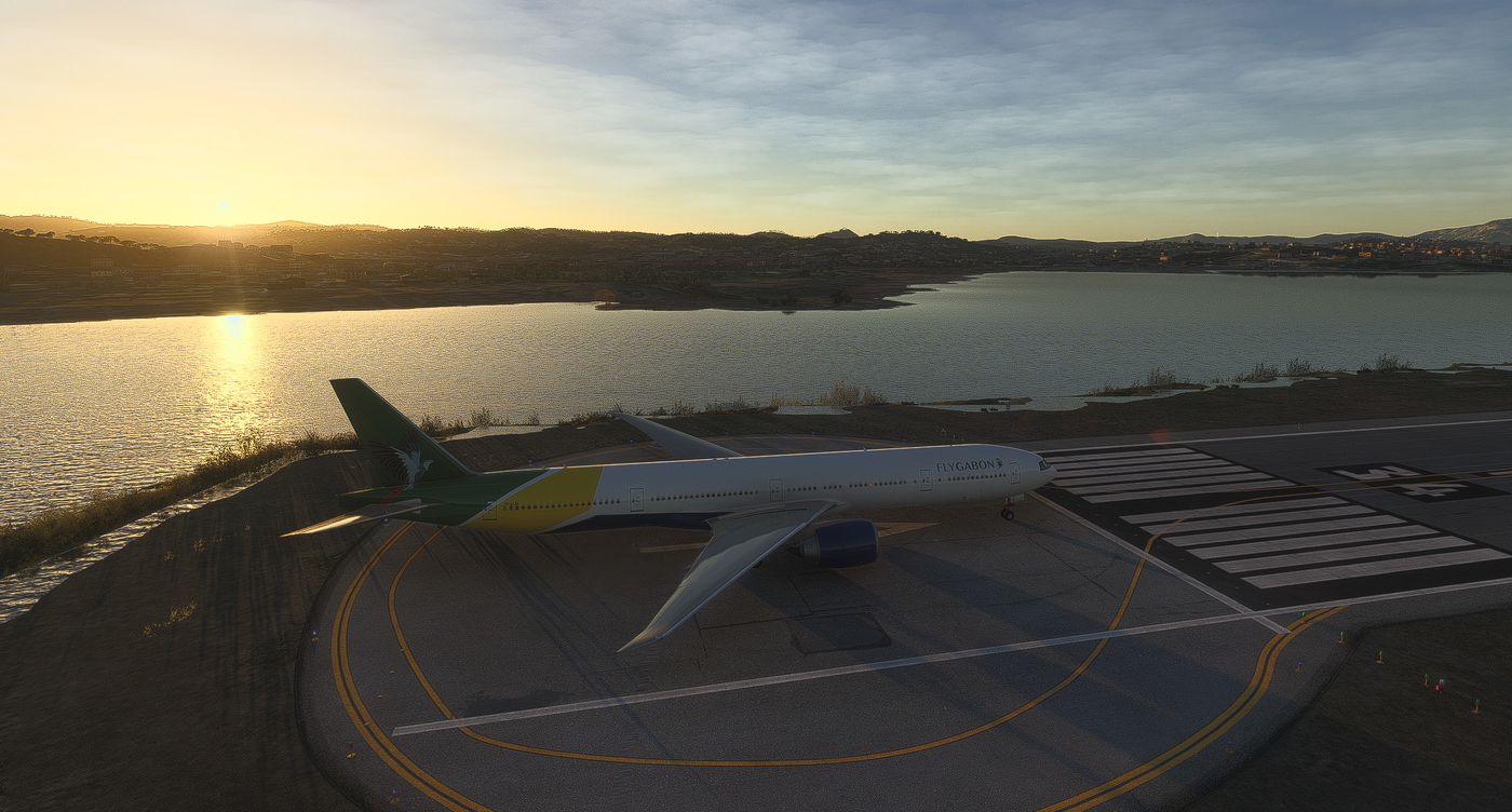 Boeing 777-300ER Fly Gabon (TR-KLM) for Microsoft Flight Simulator | MSFS