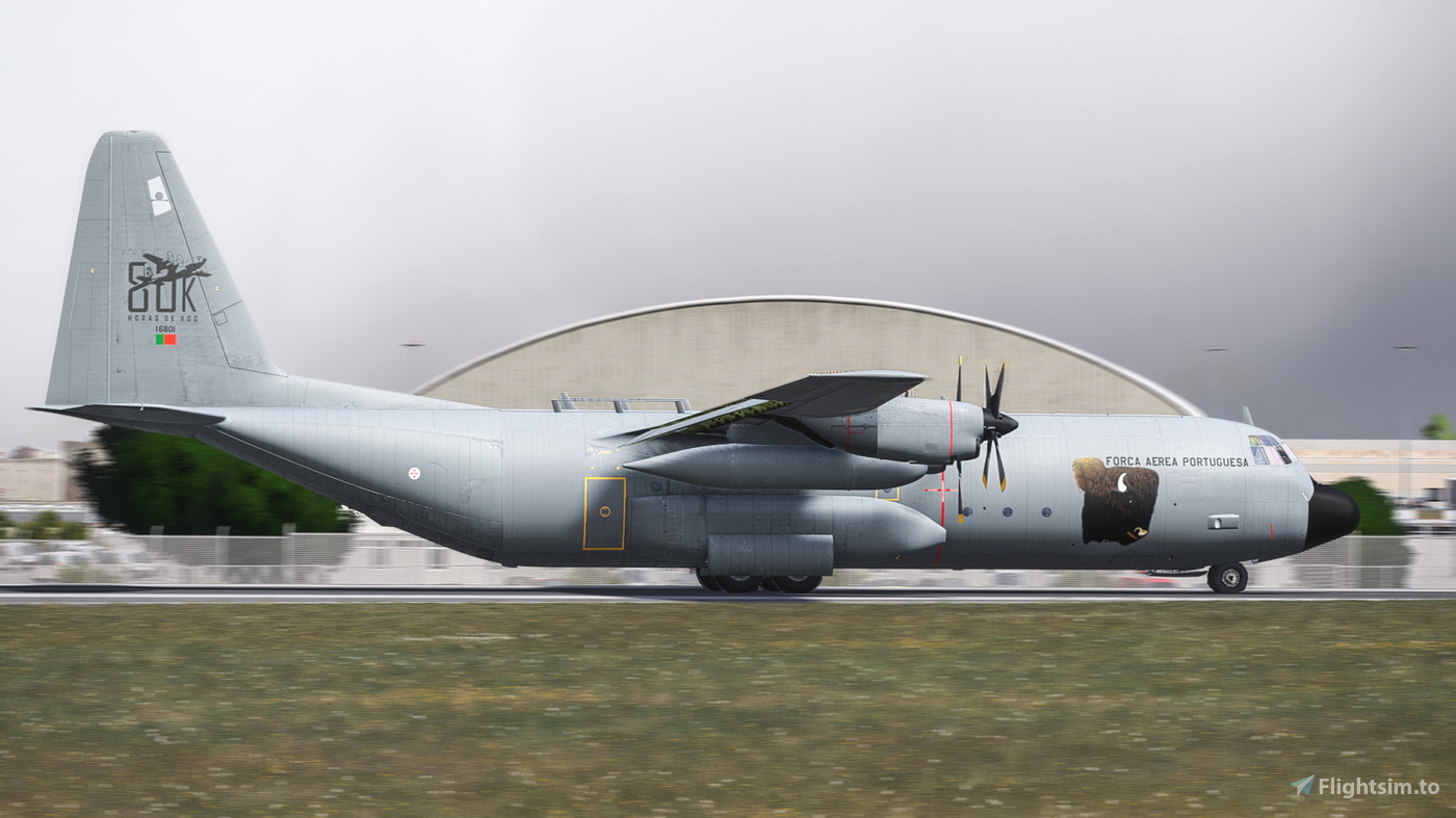 C130H-30 | Portuguese Air Force 16801 | CaptainSim L100-30 8k ...