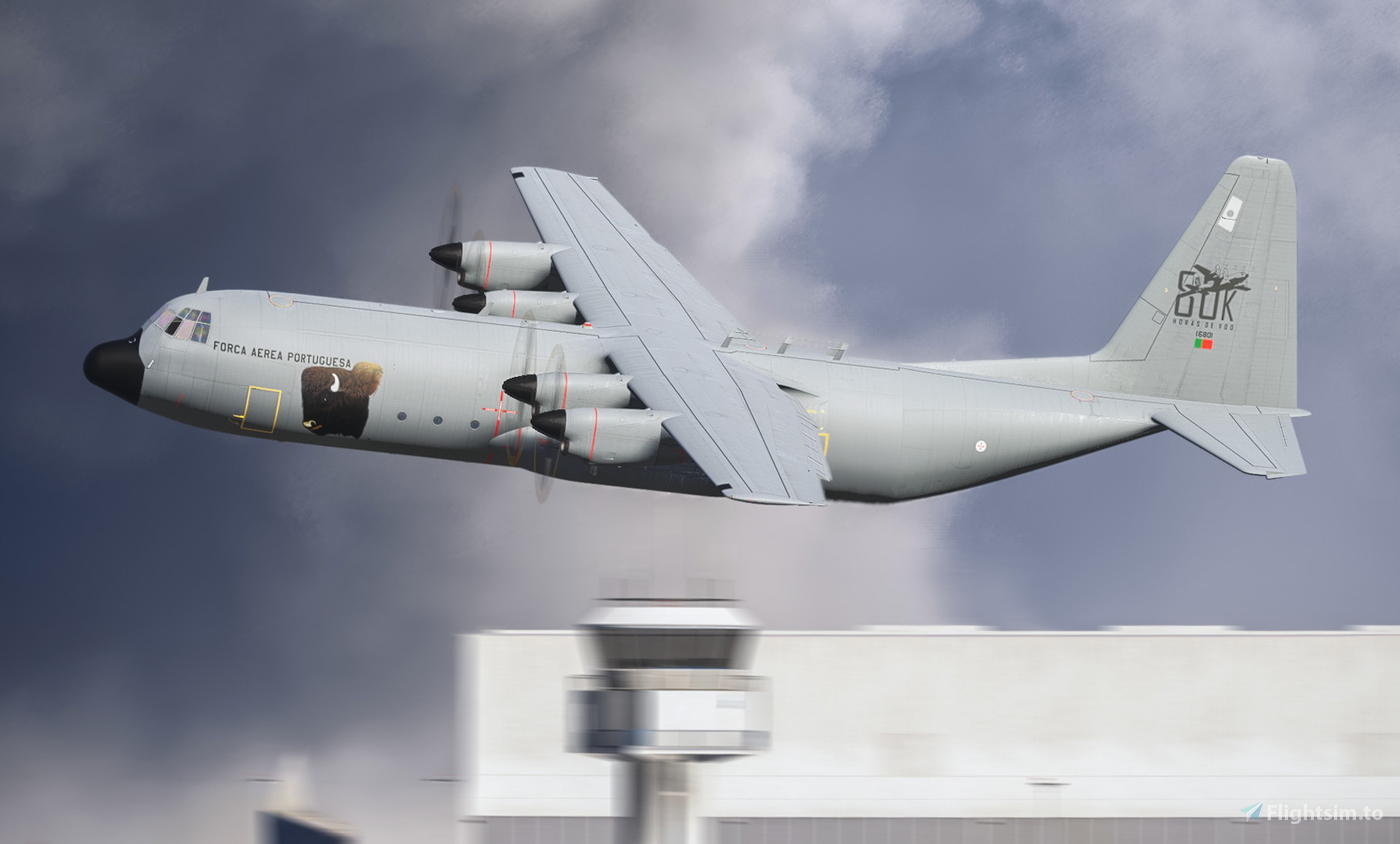 C130H-30 | Portuguese Air Force 16801 | CaptainSim L100-30 8k ...