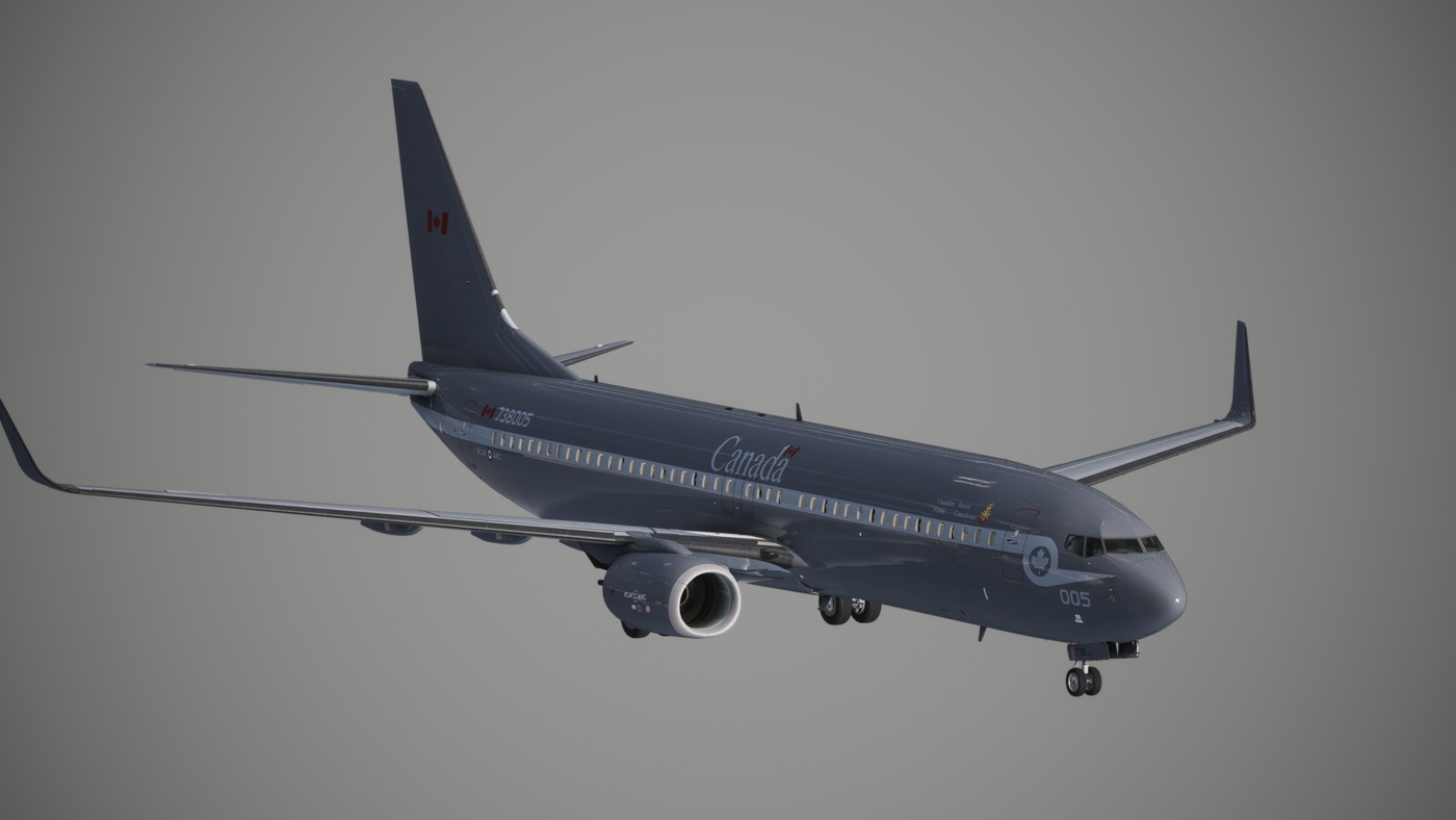 CC738 RCAF-ARC Transport Liveries 对于 Microsoft Flight Simulator | MSFS
