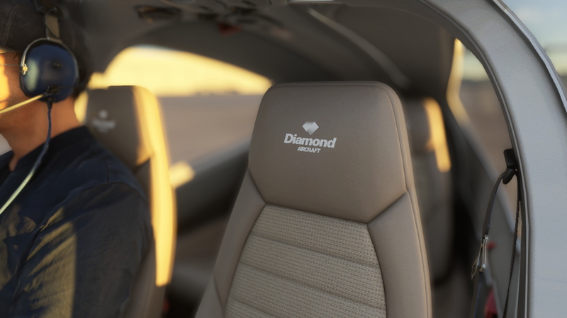 COWS DA40 (NG/XLS) Headrest Logo Replacement voor Microsoft Flight ...