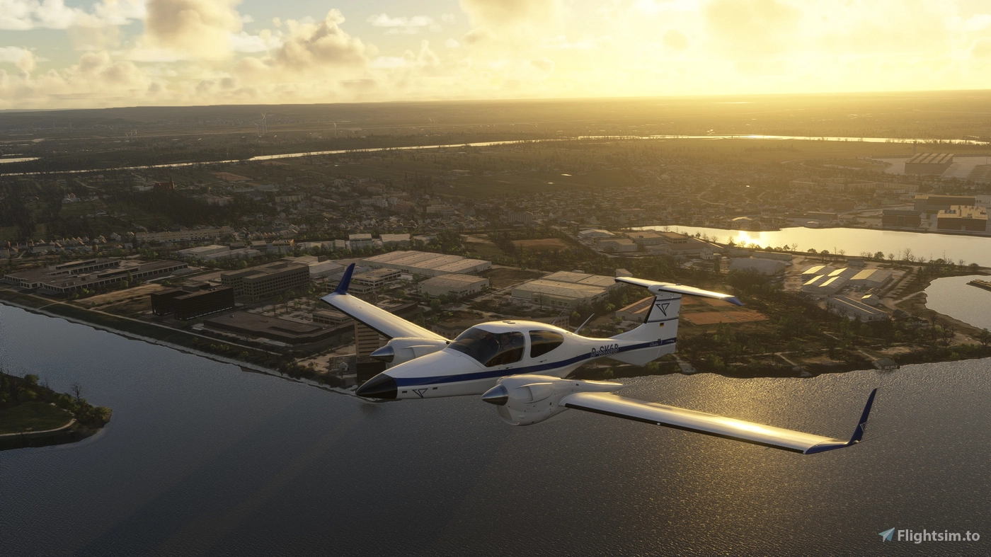 Cows DA42 - Condor 60s Retro Livery with Dynamic Registry pour ...