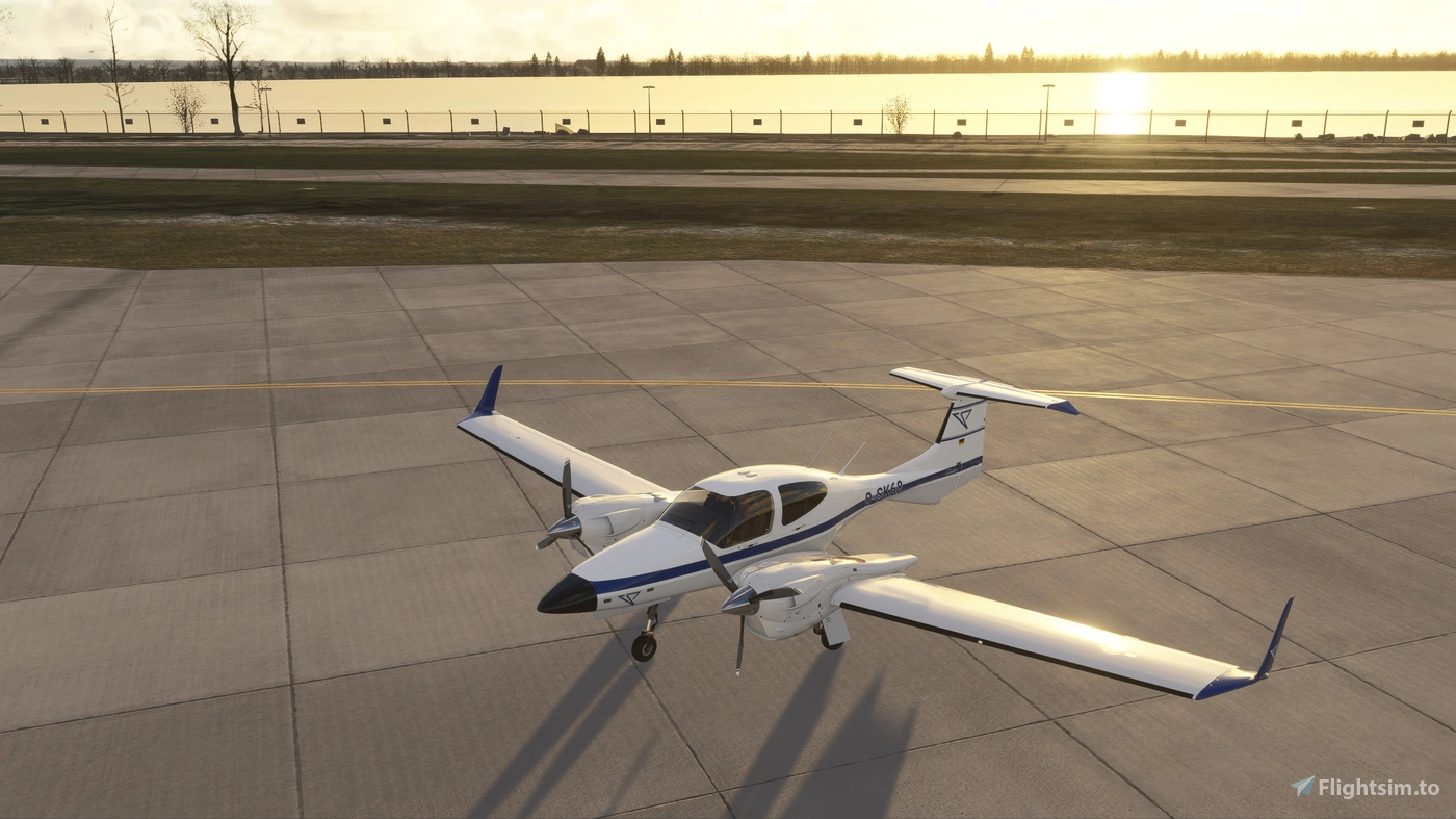 Cows DA42 - Condor 60s Retro Livery with Dynamic Registry pour ...