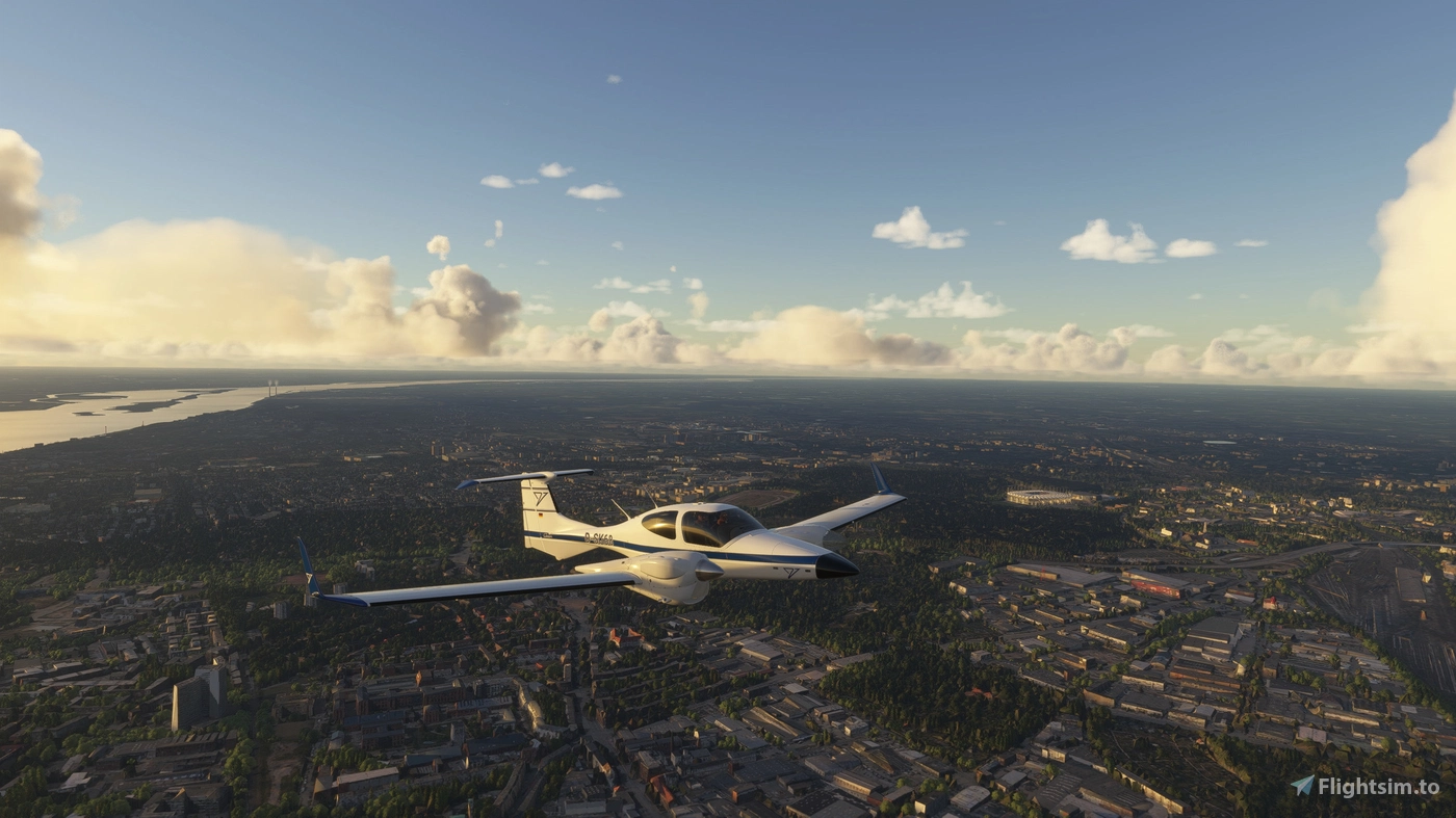 Cows DA42 - Condor 60s Retro Livery with Dynamic Registry voor ...