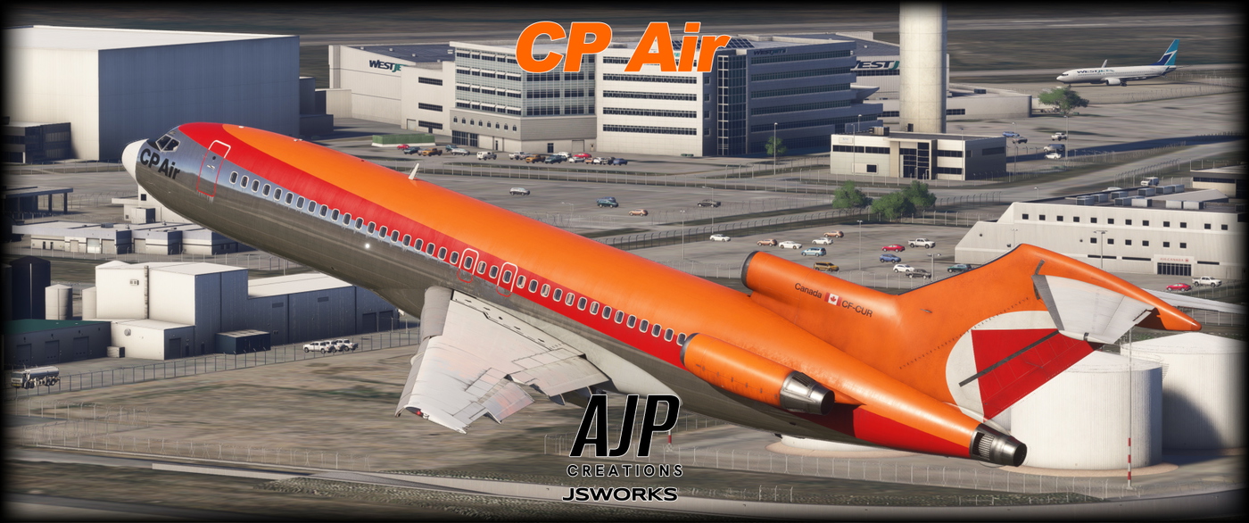CP Air - CF-CUR - Boeing 727-100 para Microsoft Flight Simulator | MSFS