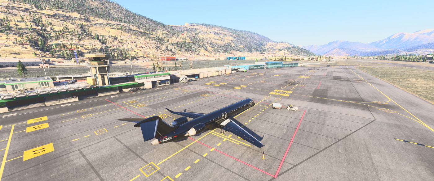 CRJ 900 - Private Jet (operated by KlasJet) LY-ZAB voor Microsoft ...