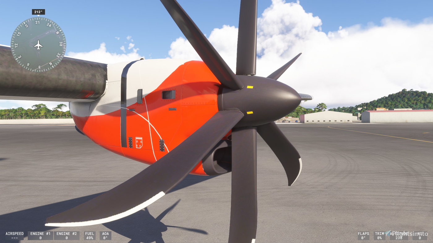 Custom Camera Views for ATR 42/72-600 for Microsoft Flight Simulator | MSFS