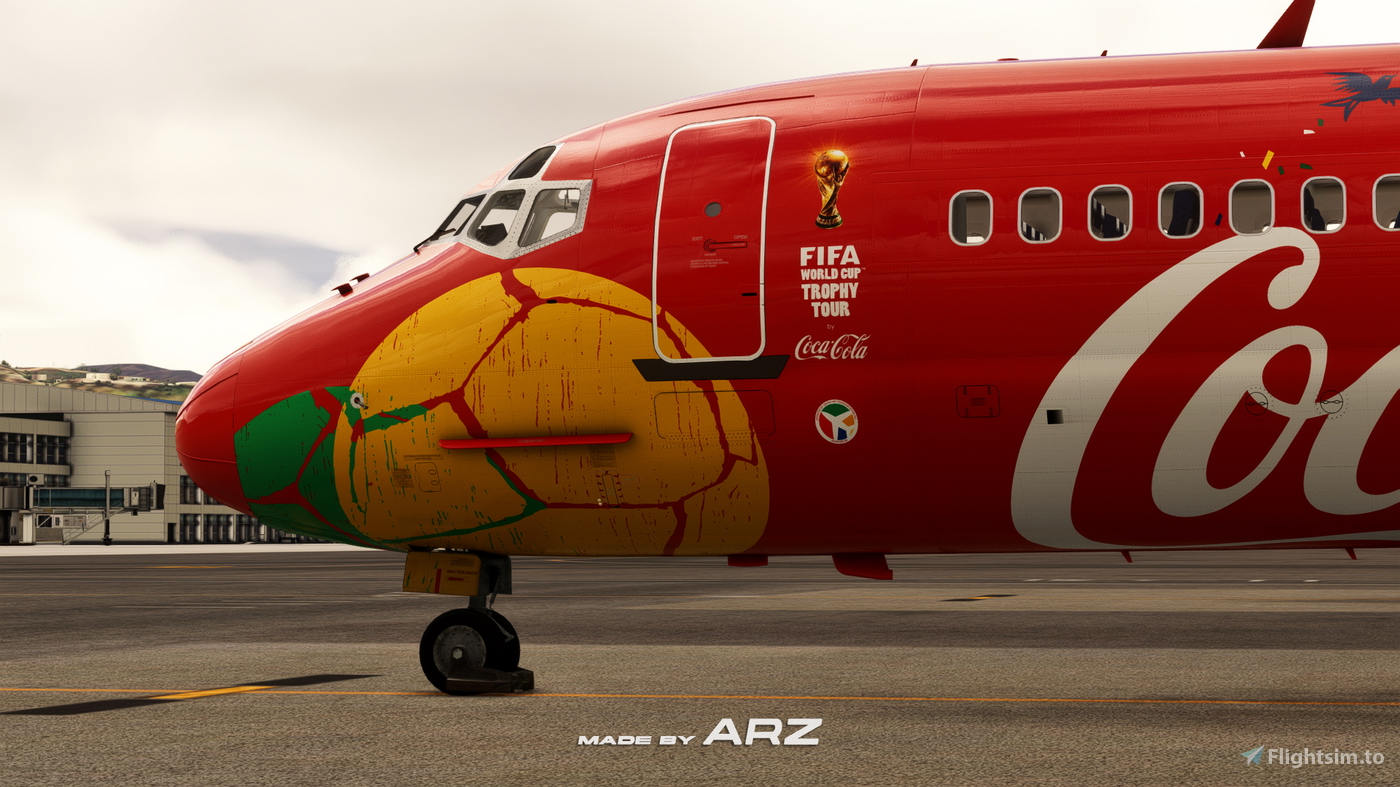 DAT FIFA World Cup OY-RUE | MaddogX (20th) MD83 | Custom Cockpit para ...