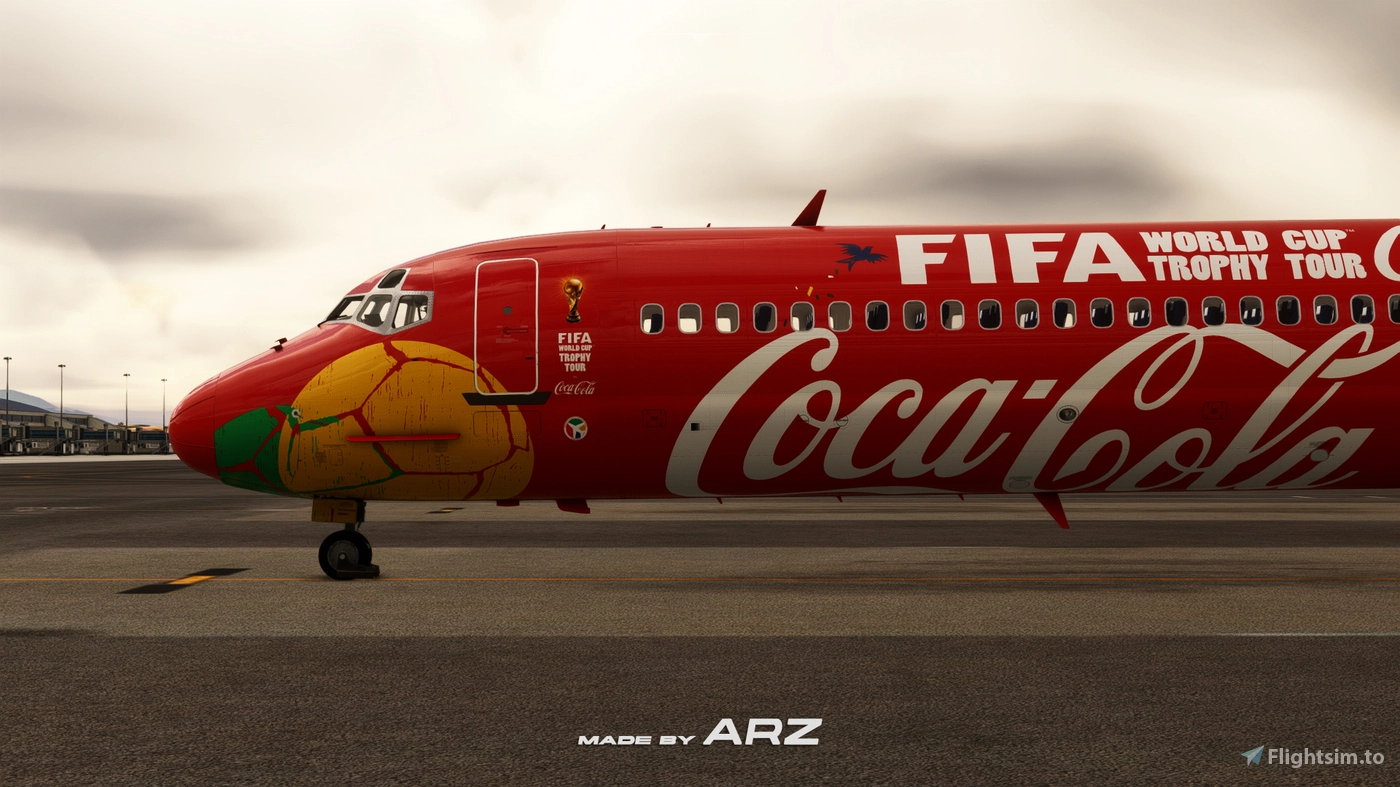 DAT FIFA World Cup OY-RUE | MaddogX (20th) MD83 | Custom Cockpit für ...