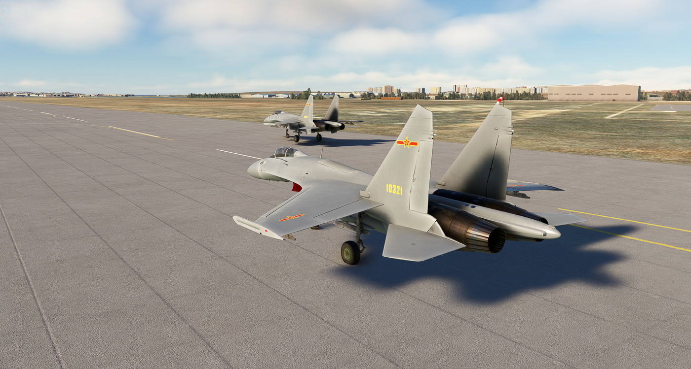 DC Designs Su27 - China PLAAF J-11(歼-11) 10321 per Microsoft Flight ...