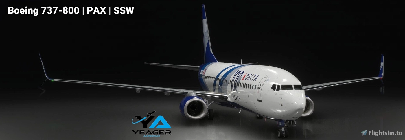 Delta Airlines 100th Anniversary para Microsoft Flight Simulator | MSFS