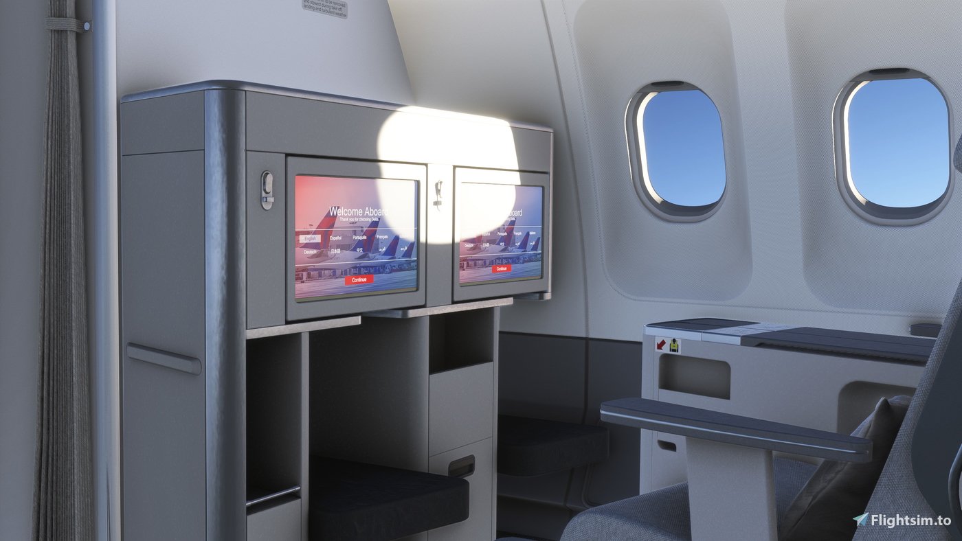 Delta Airlines N878NW Fictional iniBuilds Airbus A340 - 8K for ...
