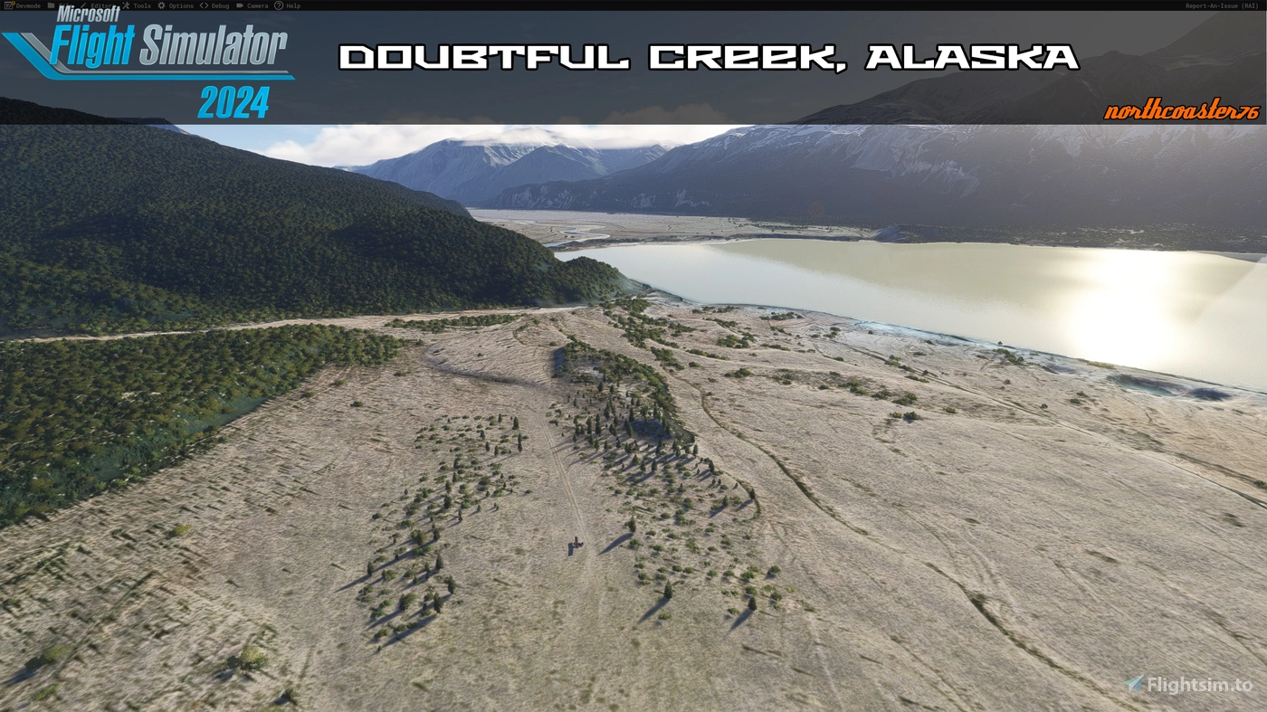 Doubtful Creek, AK pour Microsoft Flight Simulator | MSFS