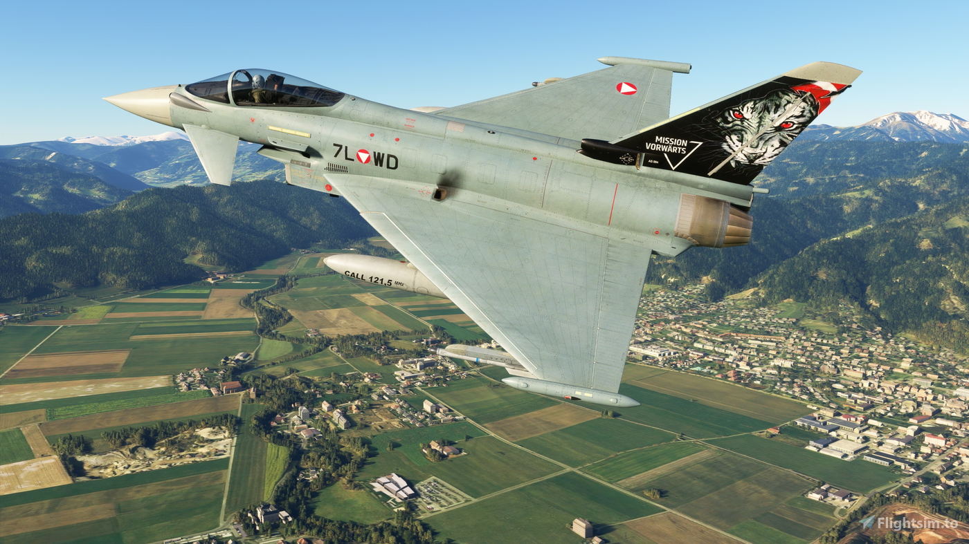 EFA Typhoon - IndiaFoxtEcho Austria Air Force для Microsoft Flight ...