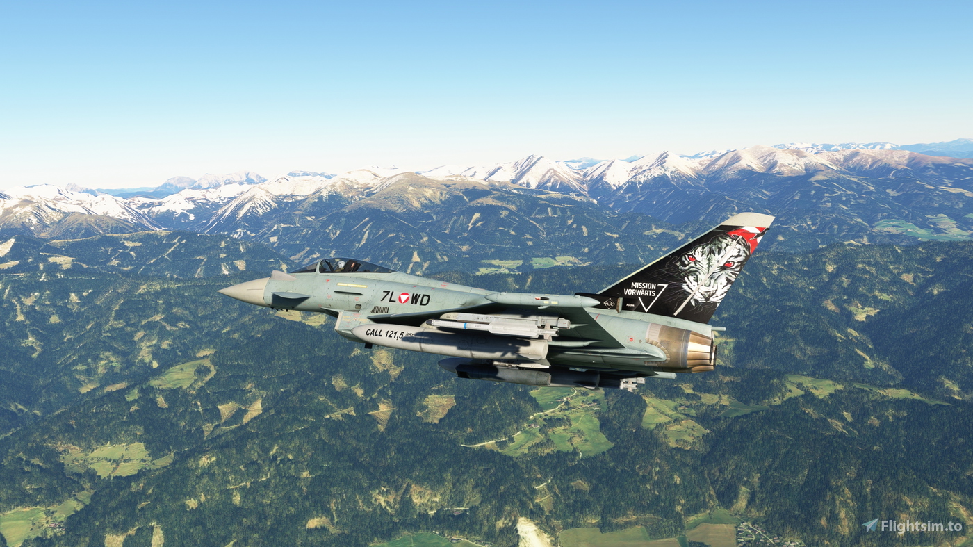 EFA Typhoon - IndiaFoxtEcho Austria Air Force voor Microsoft Flight ...
