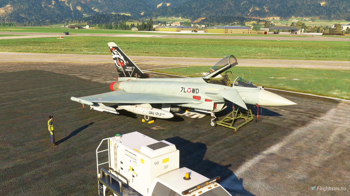 EFA Typhoon - IndiaFoxtEcho Austria Air Force 对于 Microsoft Flight ...