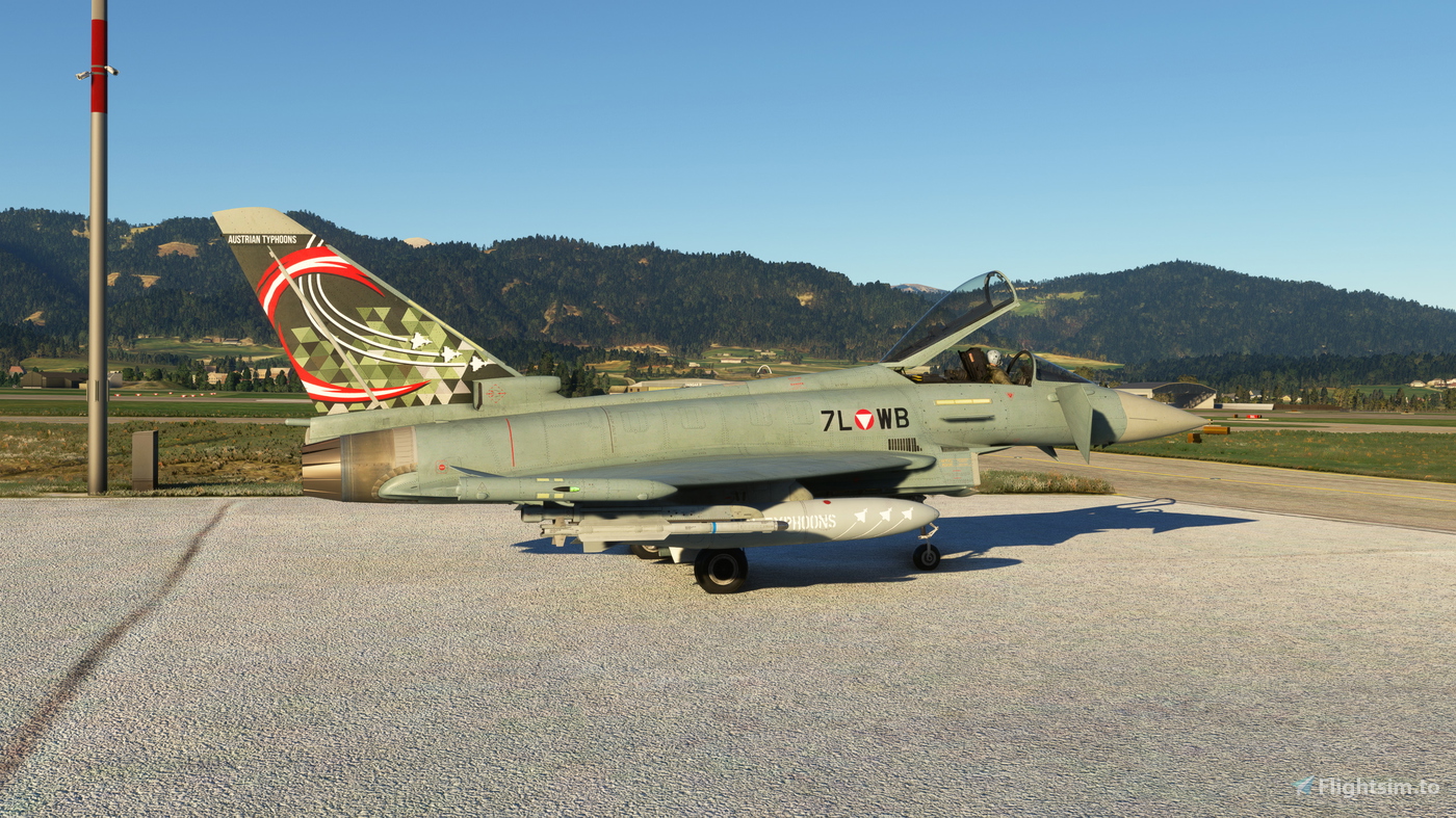 EFA Typhoon - IndiaFoxtEcho Austrian Air Force 7L-WB for Microsoft ...