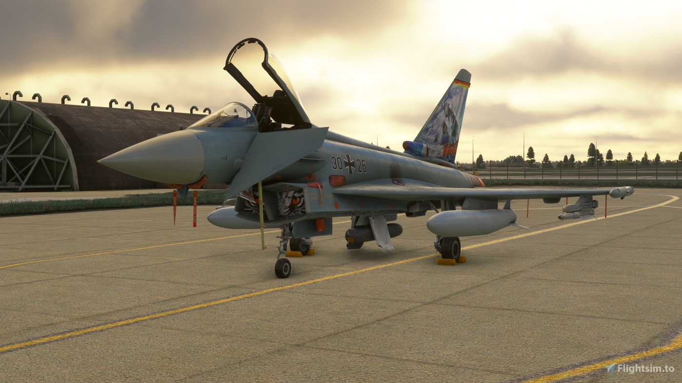 EFA Typhoon - IndiaFoxtEcho Germany Air Force 30+26 NTM17 für Microsoft ...