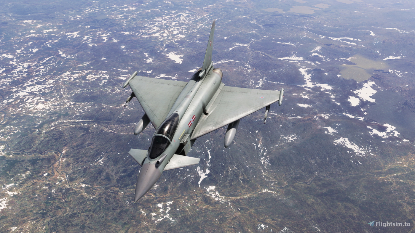 EFA Typhoon - IndiaFoxtEcho RAF ZK301 für Microsoft Flight Simulator | MSFS