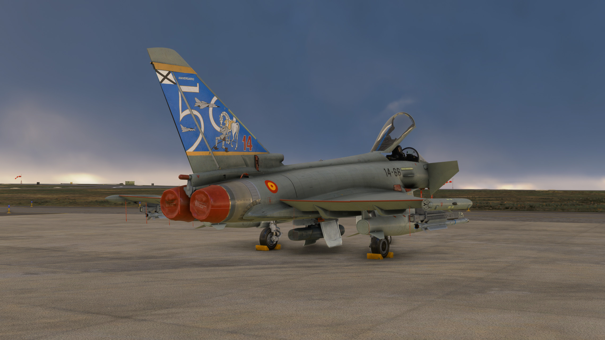 EFA Typhoon - IndiaFoxtEcho Spanish Air Force 14-66 - MSFS Add-on ...