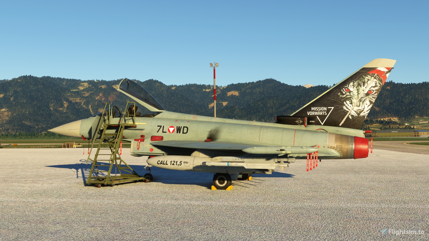 EFA Typhoon - IndiaFoxtEcho Austrian Air Force 7L-WD für Microsoft ...