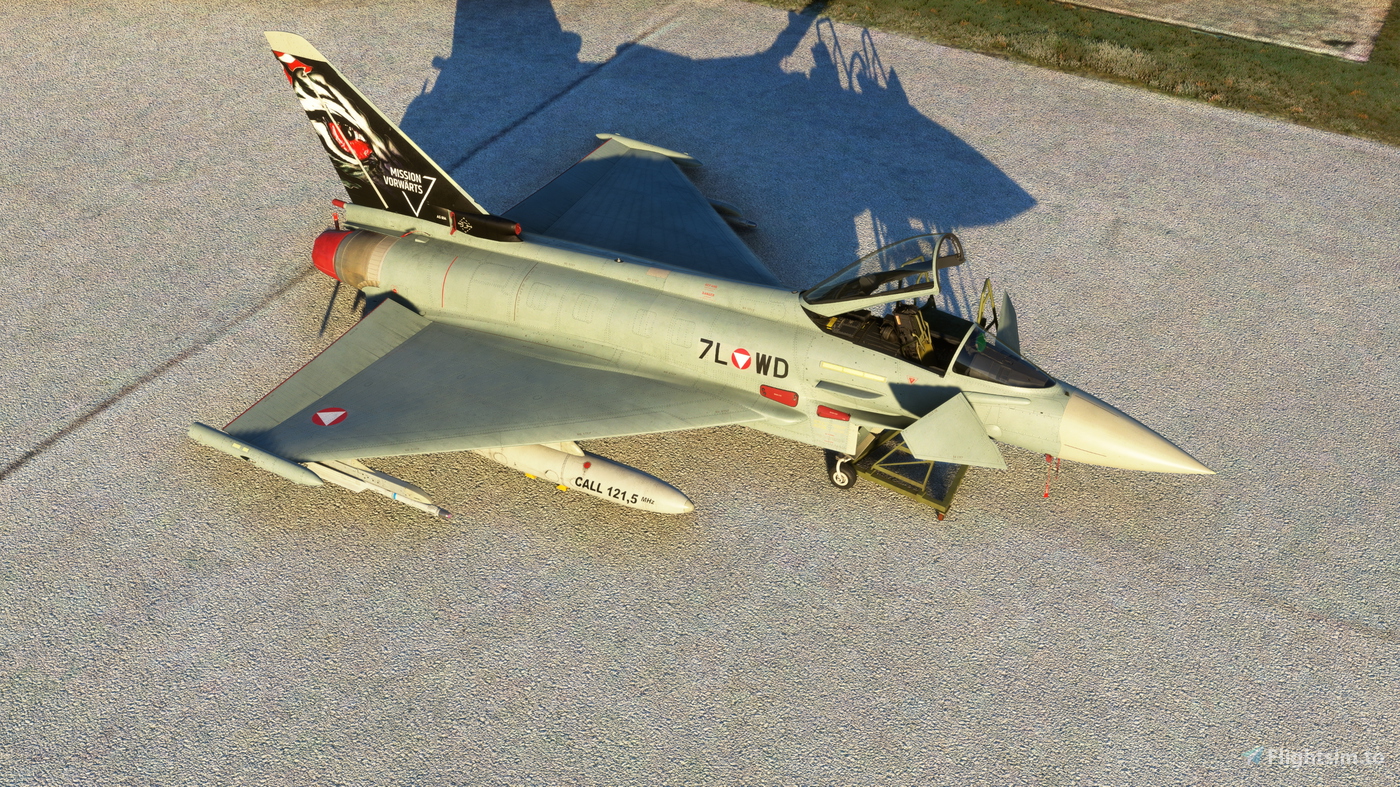 EFA Typhoon - IndiaFoxtEcho Austrian Air Force 7L-WD für Microsoft ...