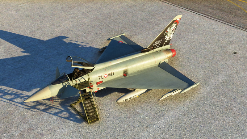 EFA Typhoon - IndiaFoxtEcho Austrian Air Force 7L-WD für Microsoft ...