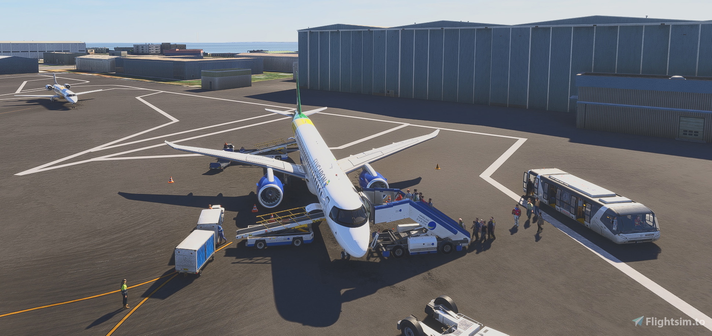 Embraer E195-E2 Fly Gabon (TR-TCB) for Microsoft Flight Simulator | MSFS