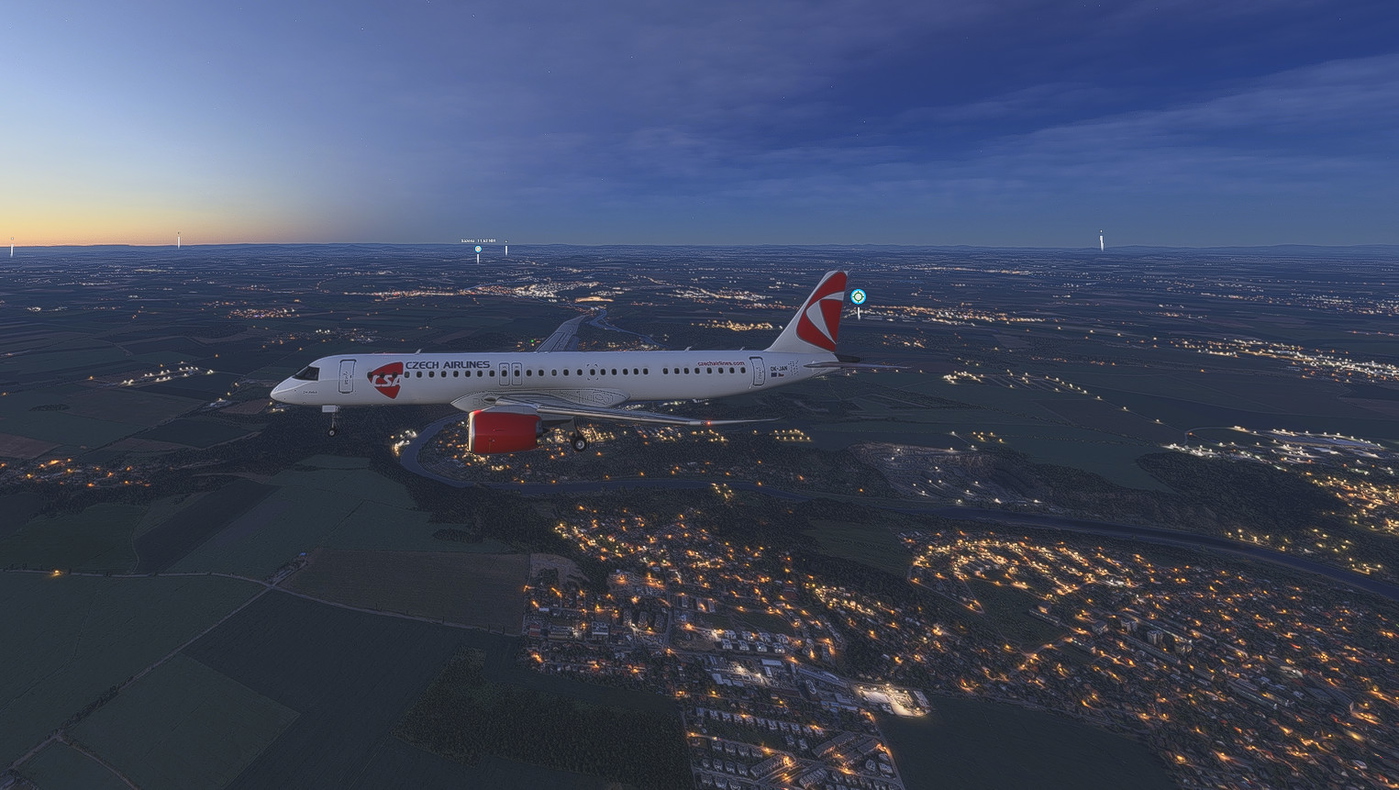 Embraer E195-E2 Czech Airlines (OK-JAN) 对于 Microsoft Flight Simulator ...