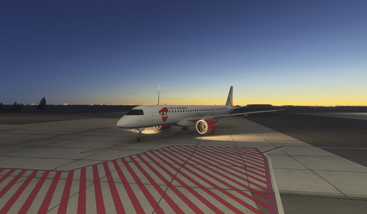 Embraer E195-E2 Czech Airlines (OK-JAN) 对于 Microsoft Flight Simulator ...