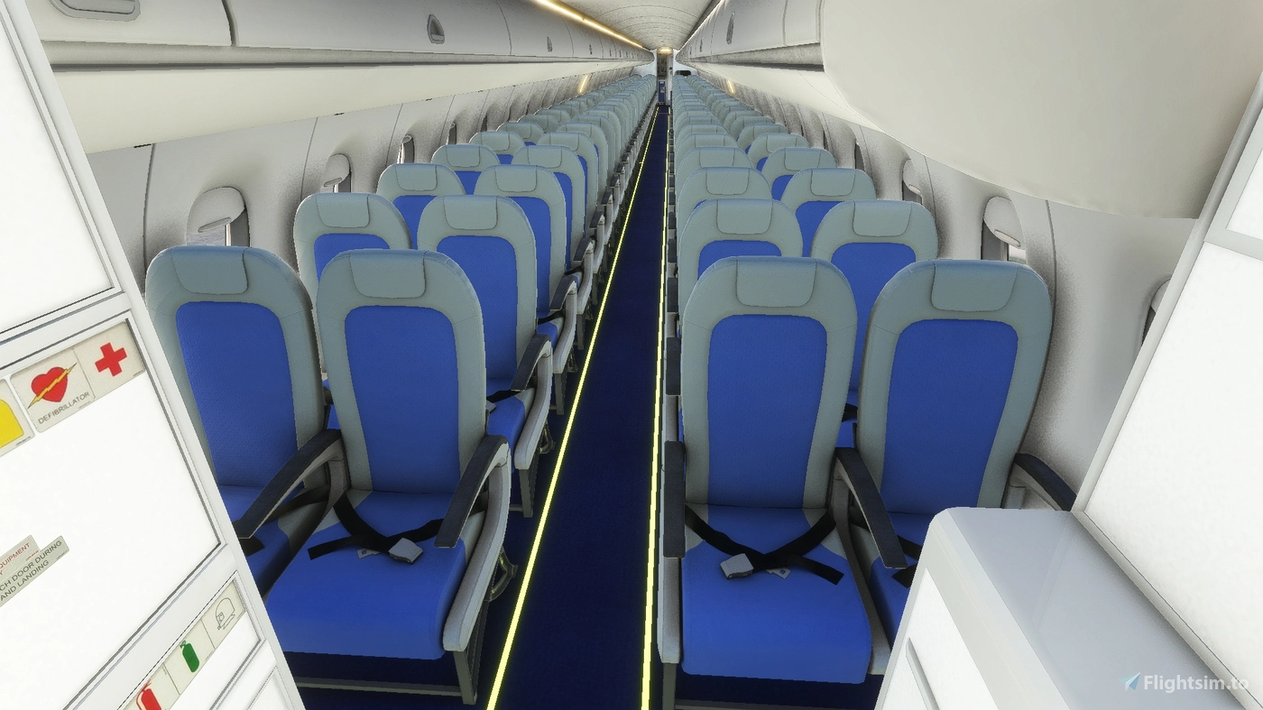 Embraer "House Colors" PP-XMI Embraer 190 |w/Cabin for Microsoft Flight ...