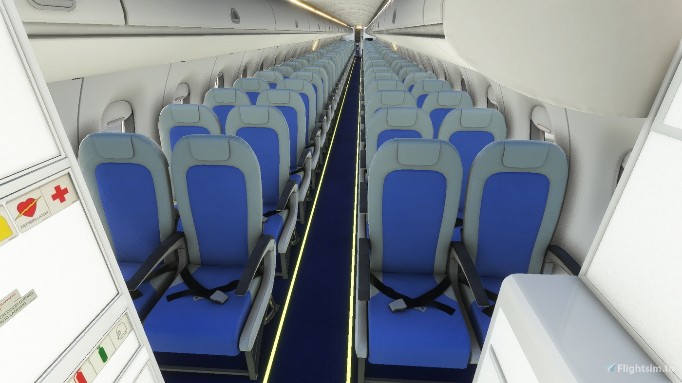 Embraer "House Colors" PP-XMJ Embraer 195 |w/Cabin для Microsoft Flight ...