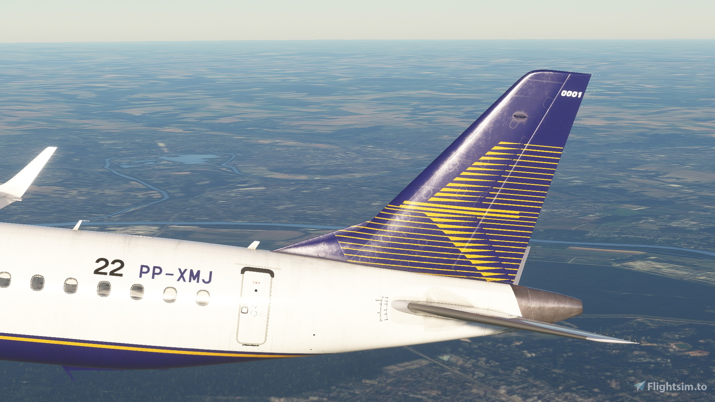Embraer "House Colors"/Flybe PP-XMJ Embraer 195 |w/Cabin 对于 Microsoft ...