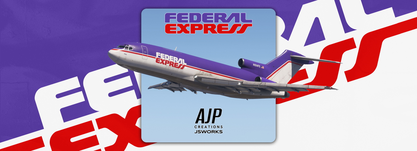 Federal Express - Retro Pack - Boeing 727-100F voor Microsoft Flight ...