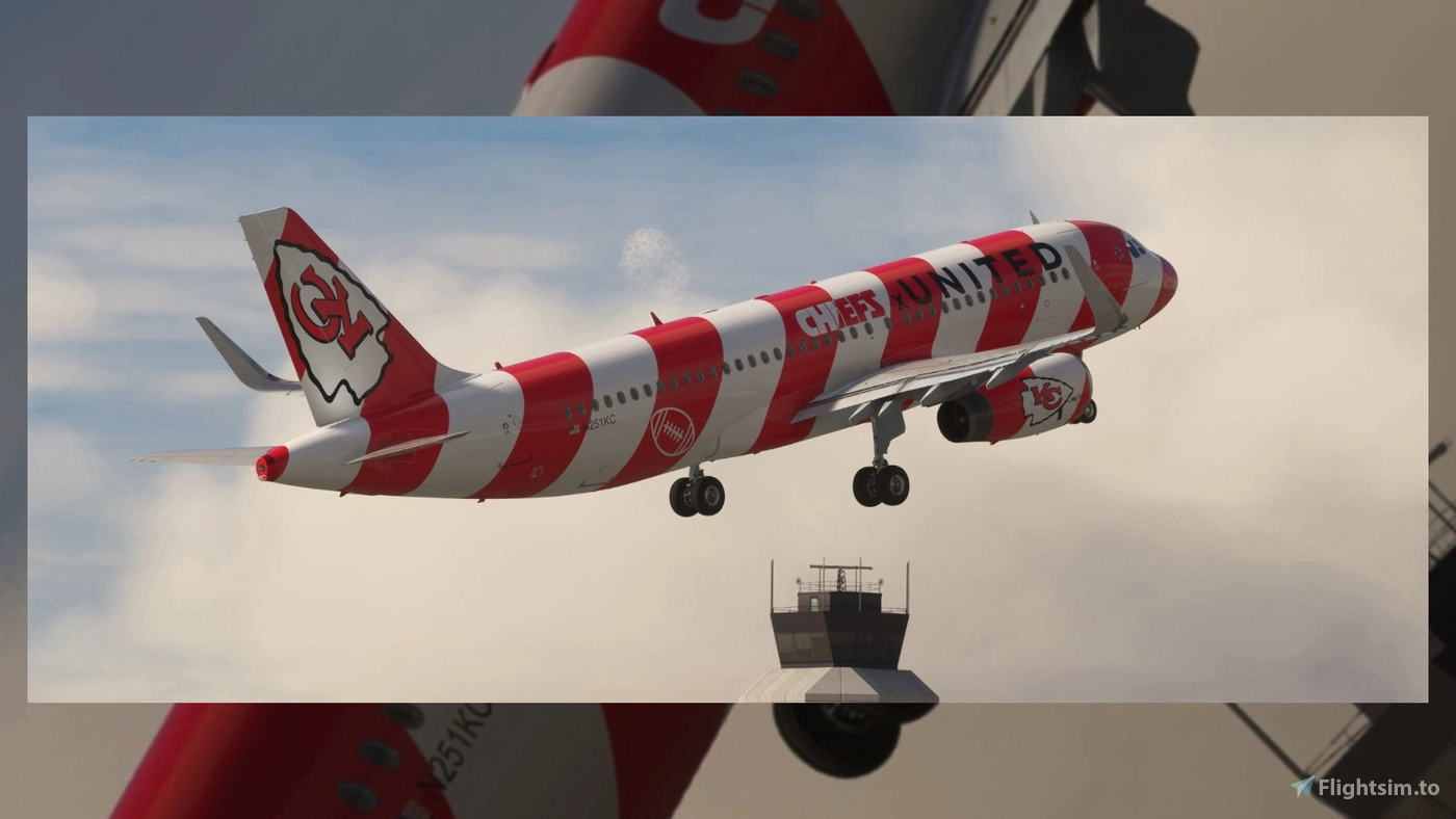 Fenix A320 | United x KC Chiefs |MSFS 2020 | [Fictional] per Microsoft ...