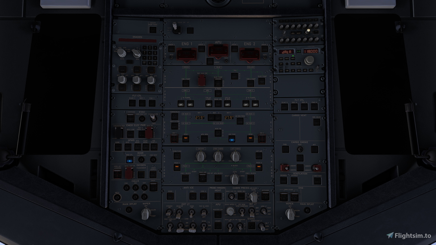 Fenix A321 Custom Views pour Microsoft Flight Simulator | MSFS