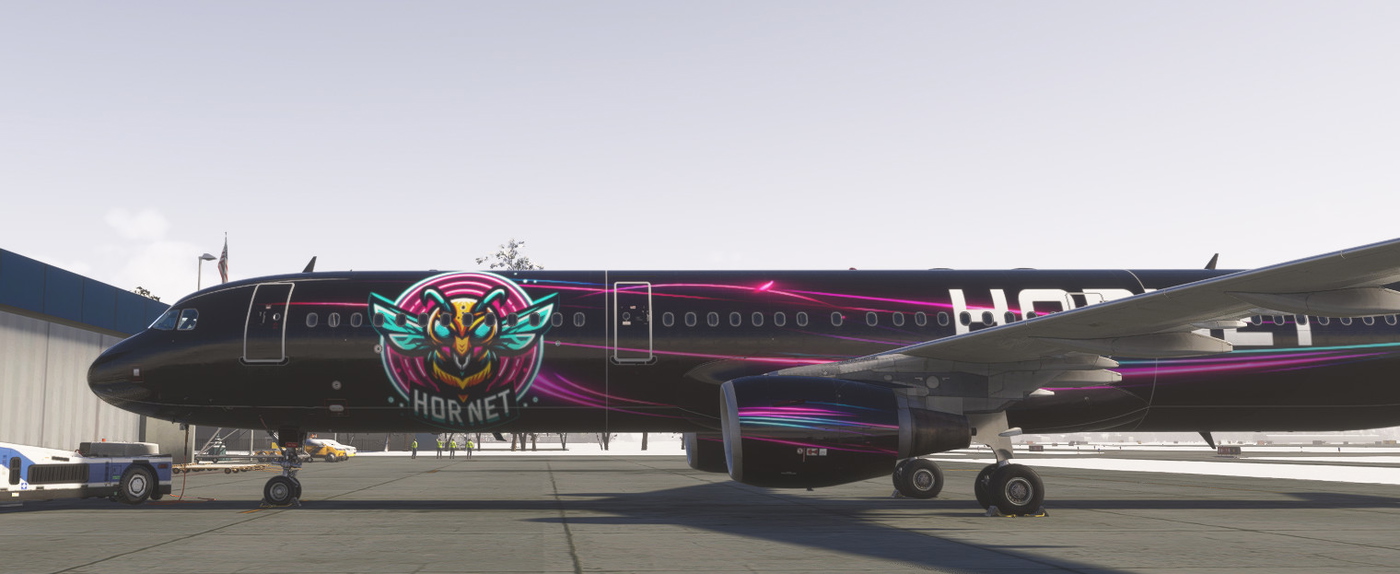 Fenix A321 Hornet livery pro Microsoft Flight Simulator | MSFS