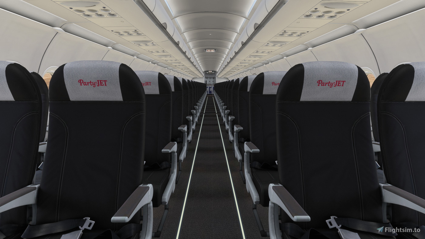 Fictional PartyJET Livery – Fenix A319 IAE [D-AFEN] for Microsoft ...